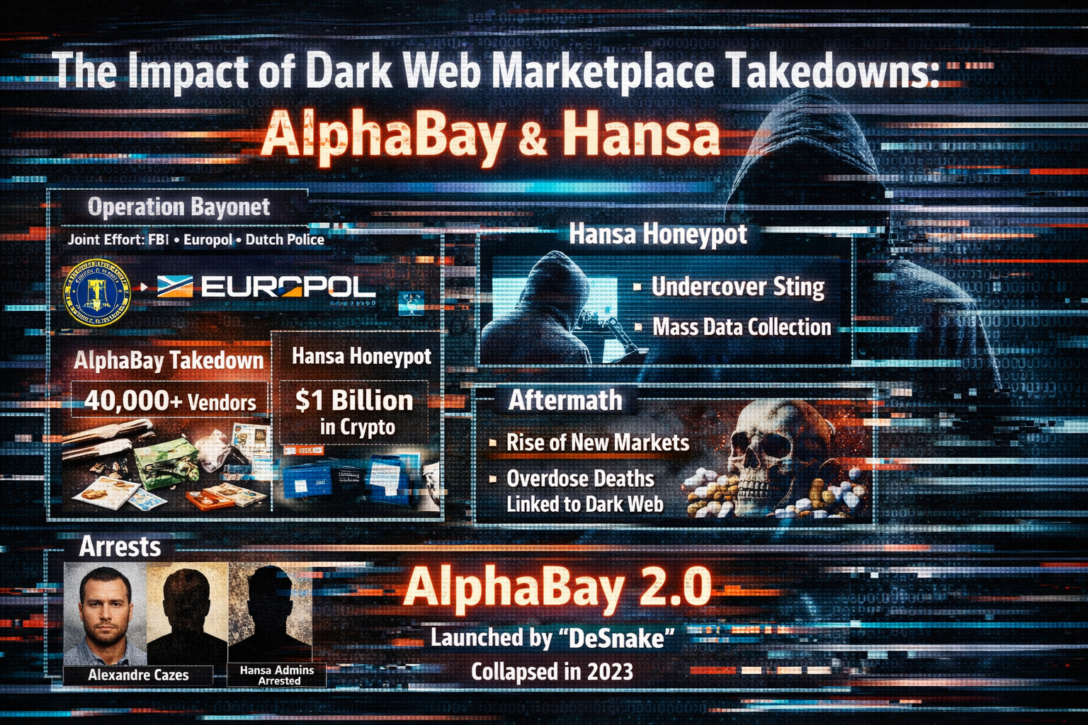 The Impact of Dark Web Marketplace Takedowns: AlphaBay and Hansa ...
